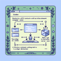 How to center an inline element in HTML - CNERIS